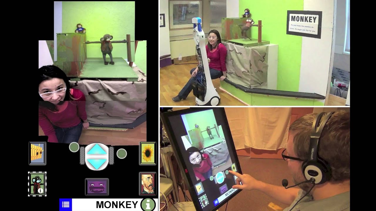 Margo: The Semi-Autonomous Social Telepresence Robot - YouTube