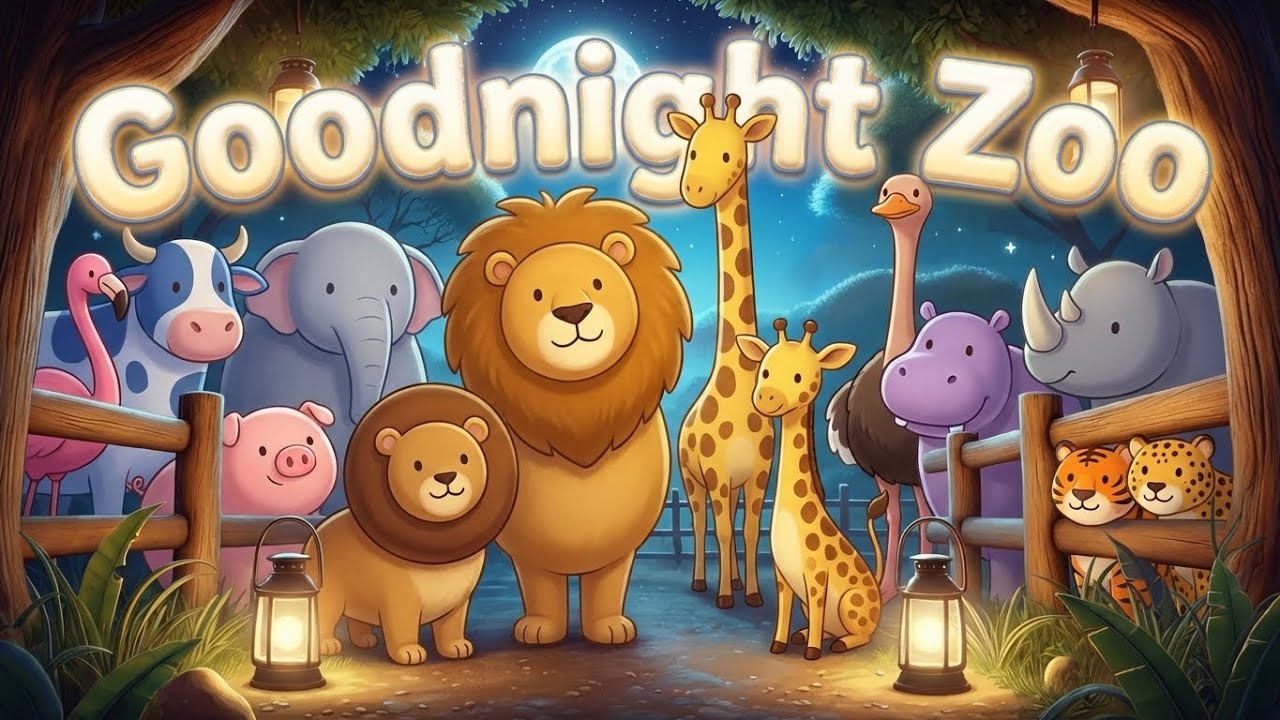 Goodnight Zoo: A Sweet Bedtime Journey with 21 Adorable Animals - YouTube