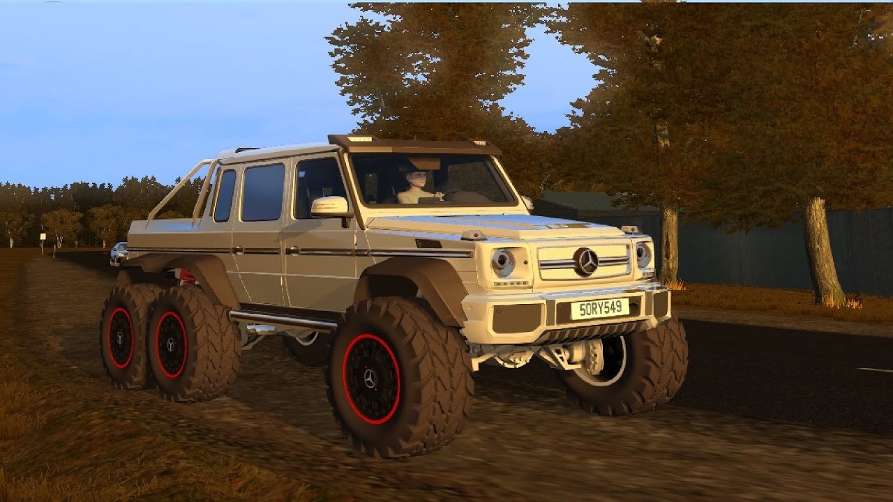Mercedes Benz G63 AMG 6x6 Mounstro Off road lujoso! City Car Driving ...