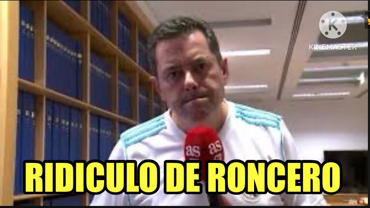 😂😂RIDICULO DE RONCERO!! EL REAL MADRID NI ROBANDO LE GANÓ AL AL HILAL ...