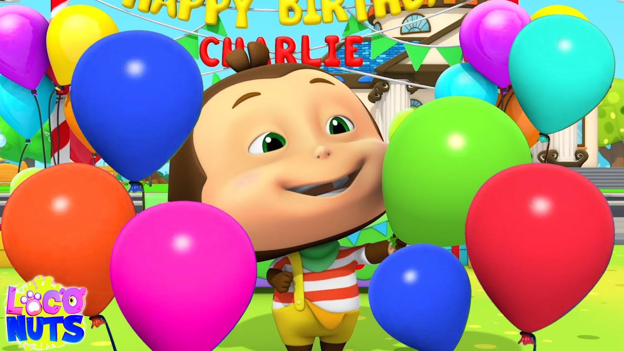 Balloon Song, Colorful Balloon and Fun Nursery Rhyme for Babies - YouTube