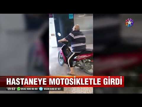 Acil servise motorla giren amca