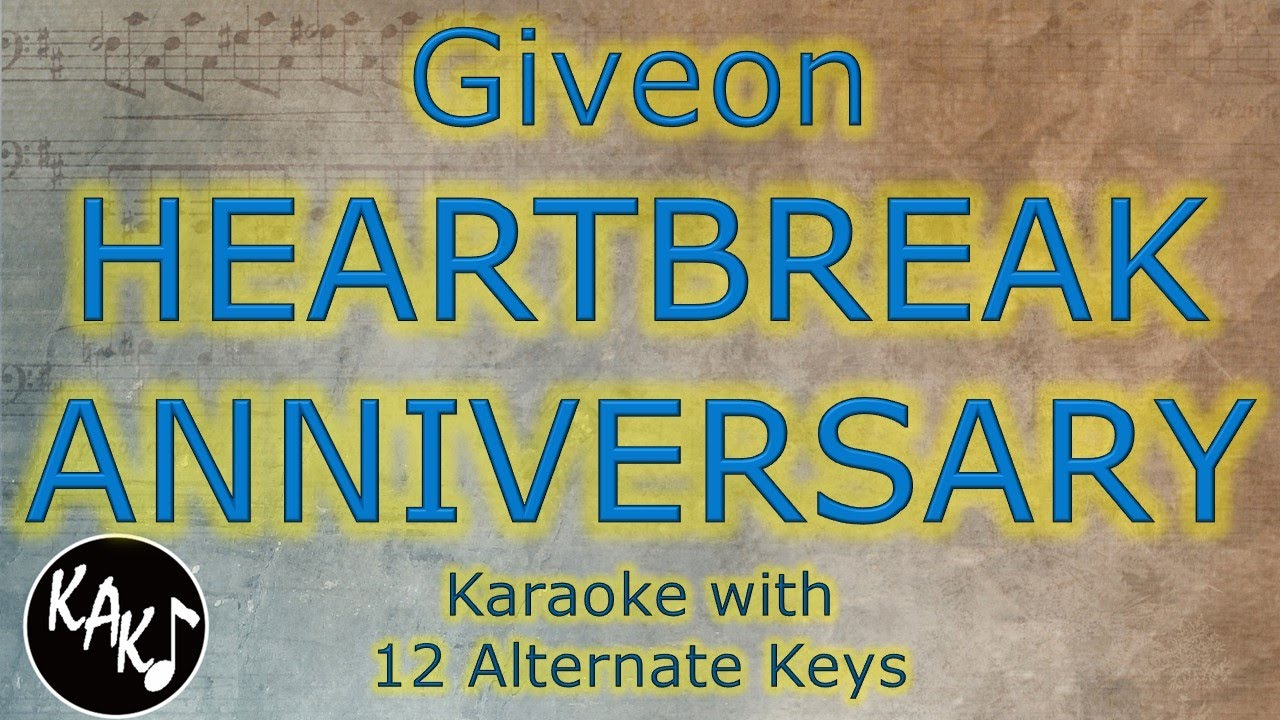 HEARTBREAK ANNIVERSARY Karaoke - Giveon Instrumental Lower Higher ...