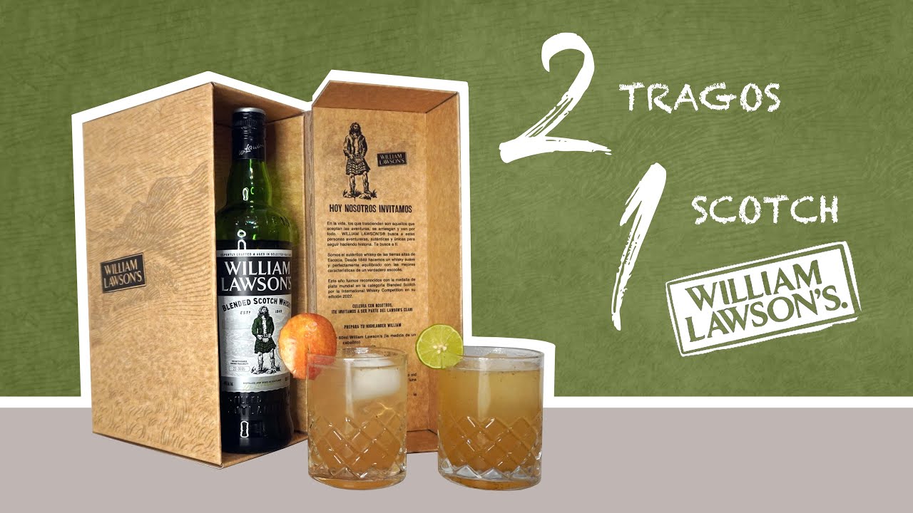 ¿Cómo preparar tragos con William Lawson's? - YouTube