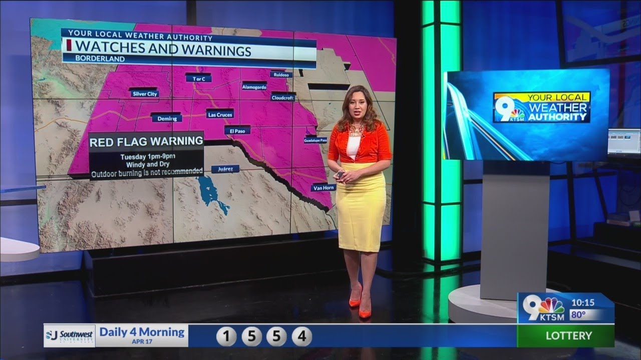 Exclusive 9 day forecast: Windy Tuesday, Wednesday - YouTube