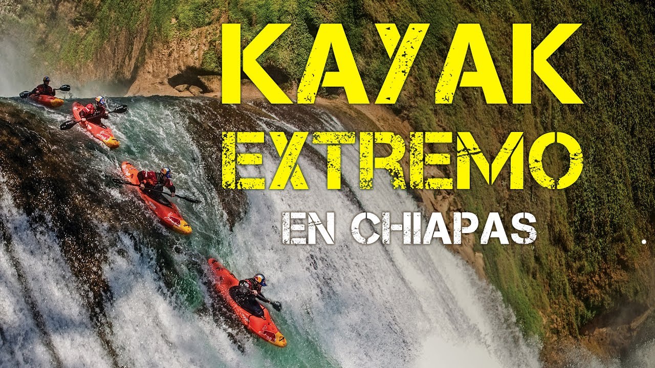 Kayak extremo en el amenazador río Santo Domingo en Chiapas - YouTube