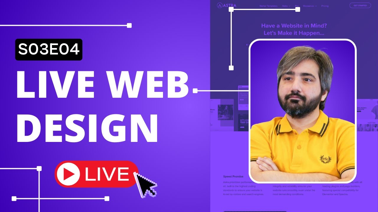 Live Web Design S03E04 - Astra Theme Complete Guide - YouTube