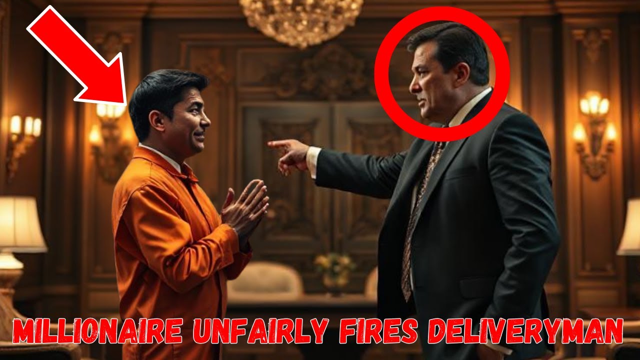 A MILLIONAIRE HUMILIATED AND UNFAIRLY FIRED THE DELIVERY MAN FROM HIS ...