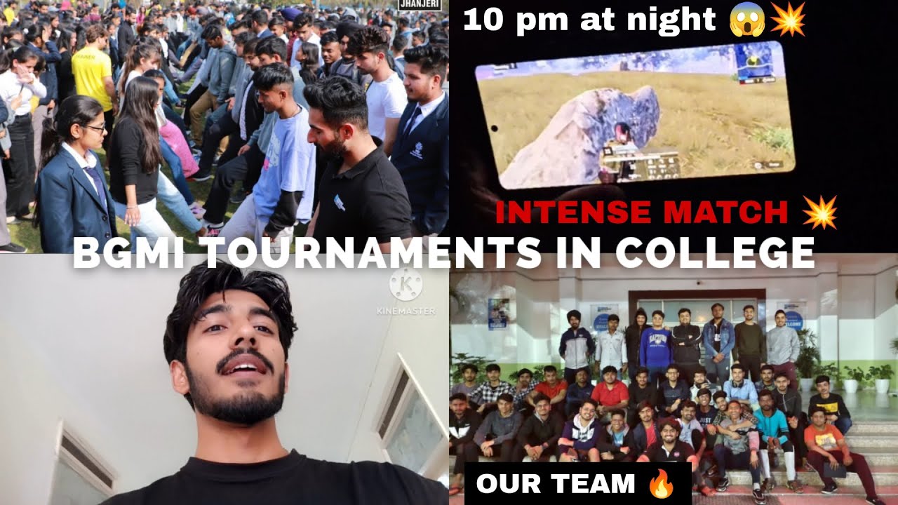 BGMI OFFICIAL TOURNAMENT 😂💥 | CHANDIGARH COLLEGE 😻 | INTENSE MATCH # ...