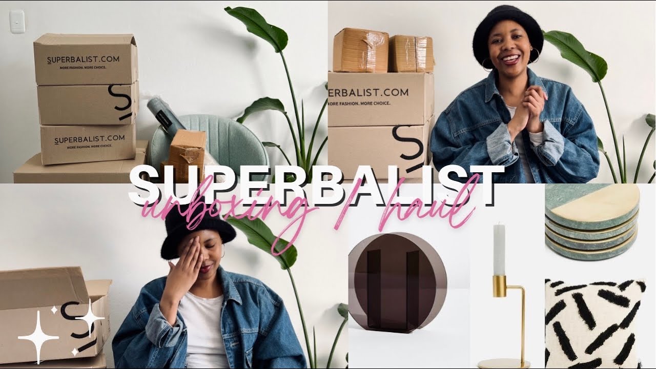 SUPERBALIST Homeware Haul / unboxing (ps: everything is discounted ...