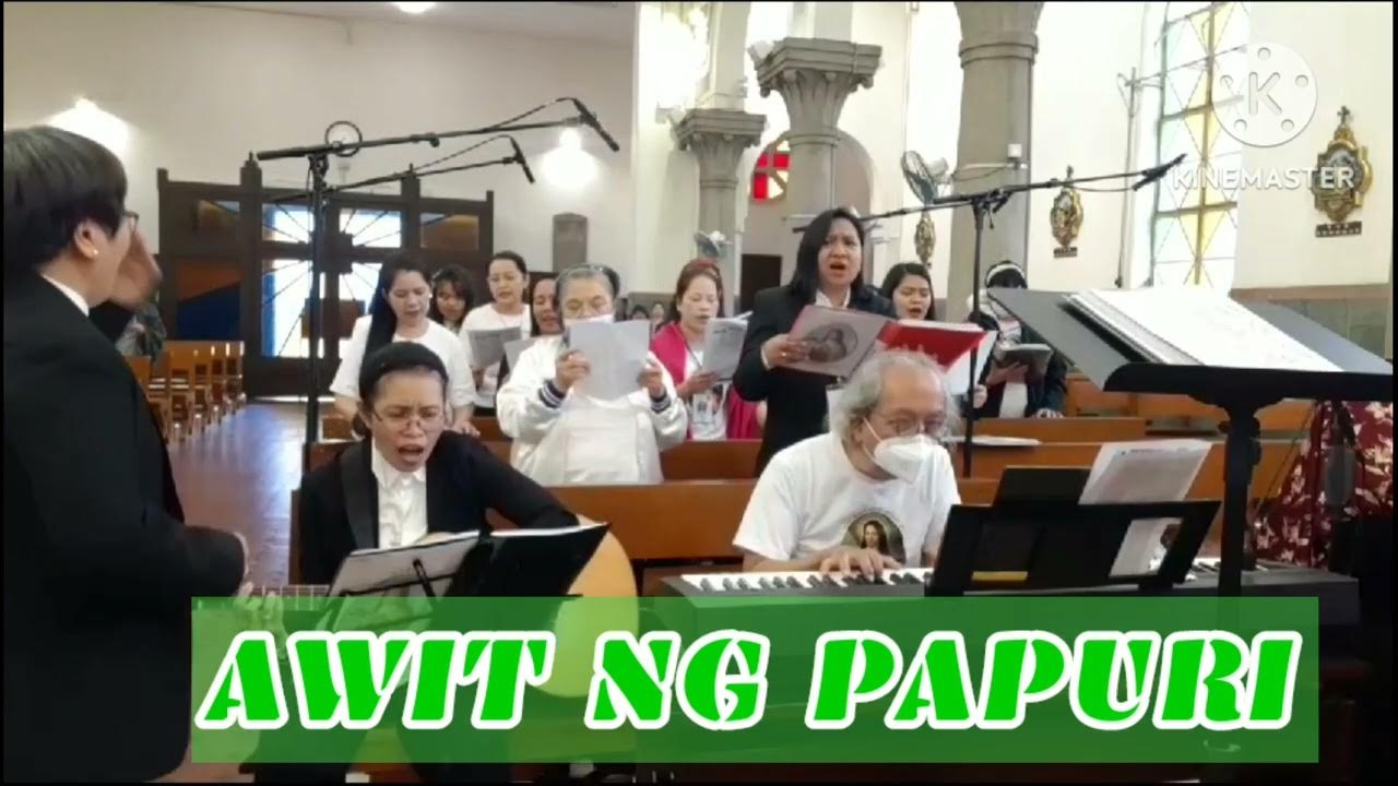 AWIT NG PAPURI ( PAMBUNGAD NA AWIT) - YouTube