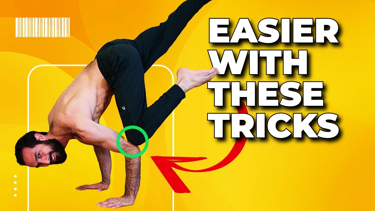 Unlock the one legged crow with these tips - YouTube