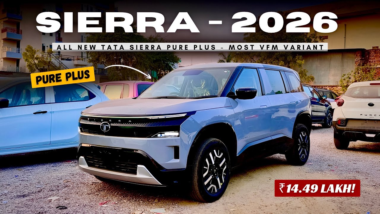 2026 TATA SIERRA PURE PLUS HONEST REVIEW ️ 3RD BASE MODEL MOST VFM ₹14. ...