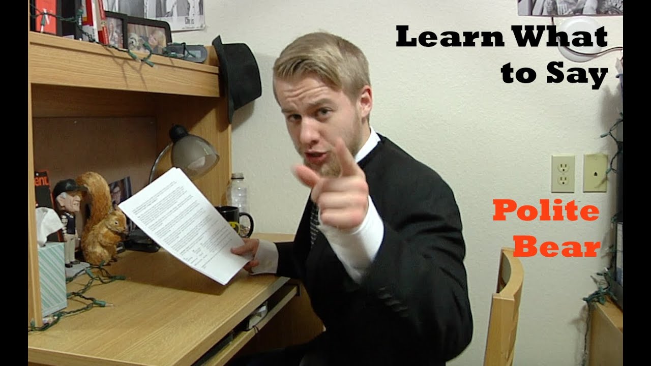Episode 1: Polite Bear | Learn What to Say - YouTube