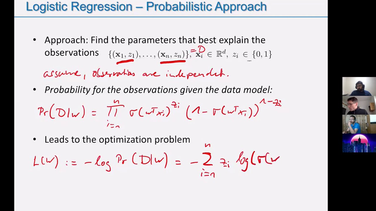 Logistic Regression Part 2 and Unsupervised Learning- 23.11.2020, IRHDD ...