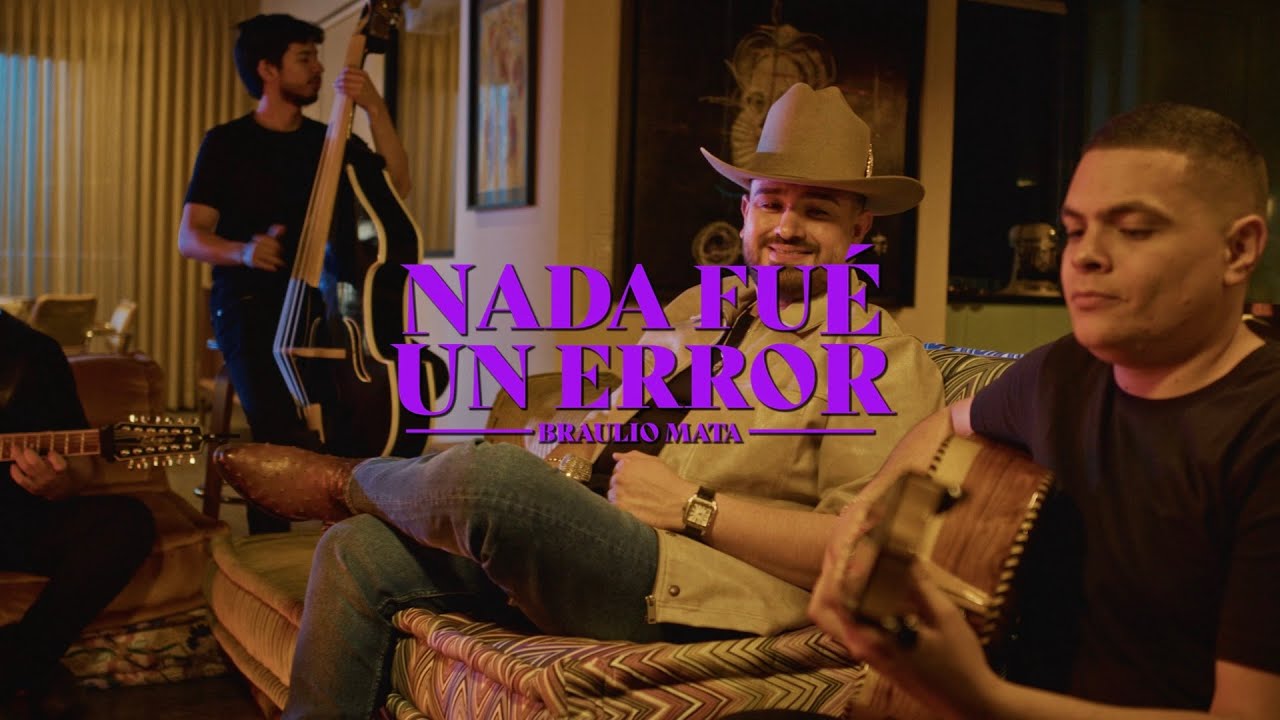 Braulio Mata - Nada Fue Un Error (Live Sessions Vol. 1) - YouTube