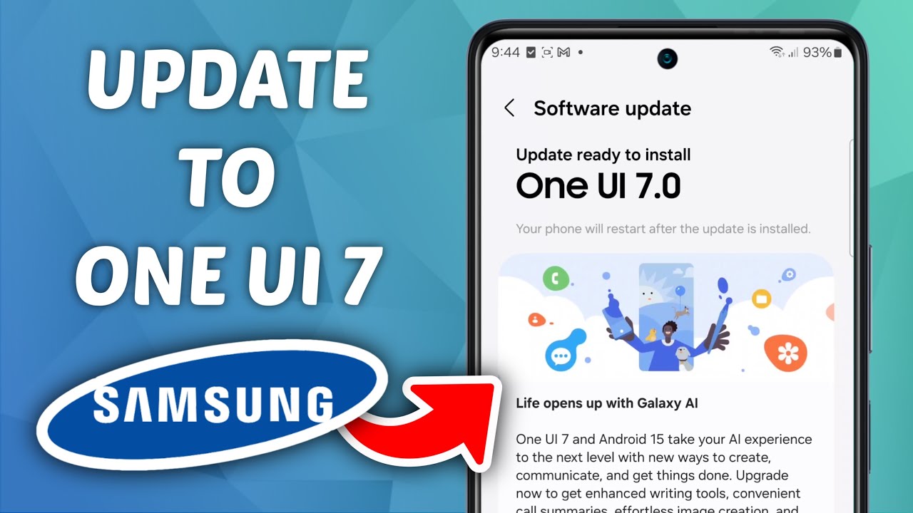 How to Update to One UI 7 on Samsung - YouTube