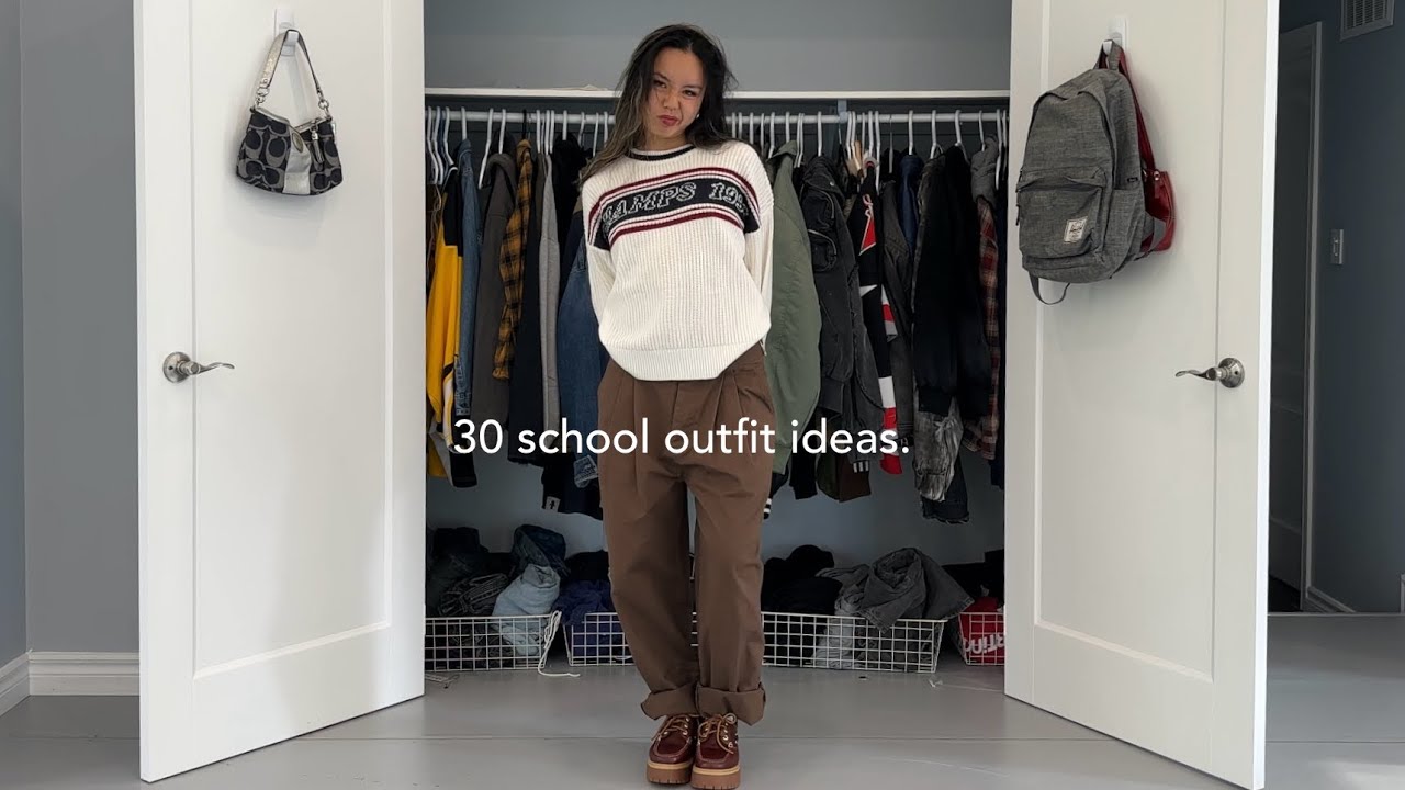 BACK TO SCHOOL OUTFIT IDEAS - YouTube