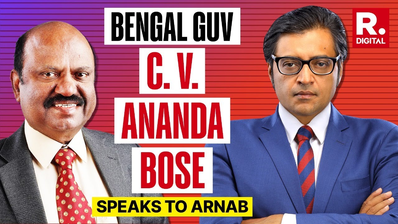 CV Ananda Bose LIVE: West Bengal Governor Speaks To Arnab Goswami - YouTube