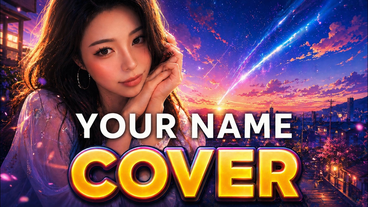 YOUR NAME (soundtrack) Sparkle by Radwimps - my cover - YouTube