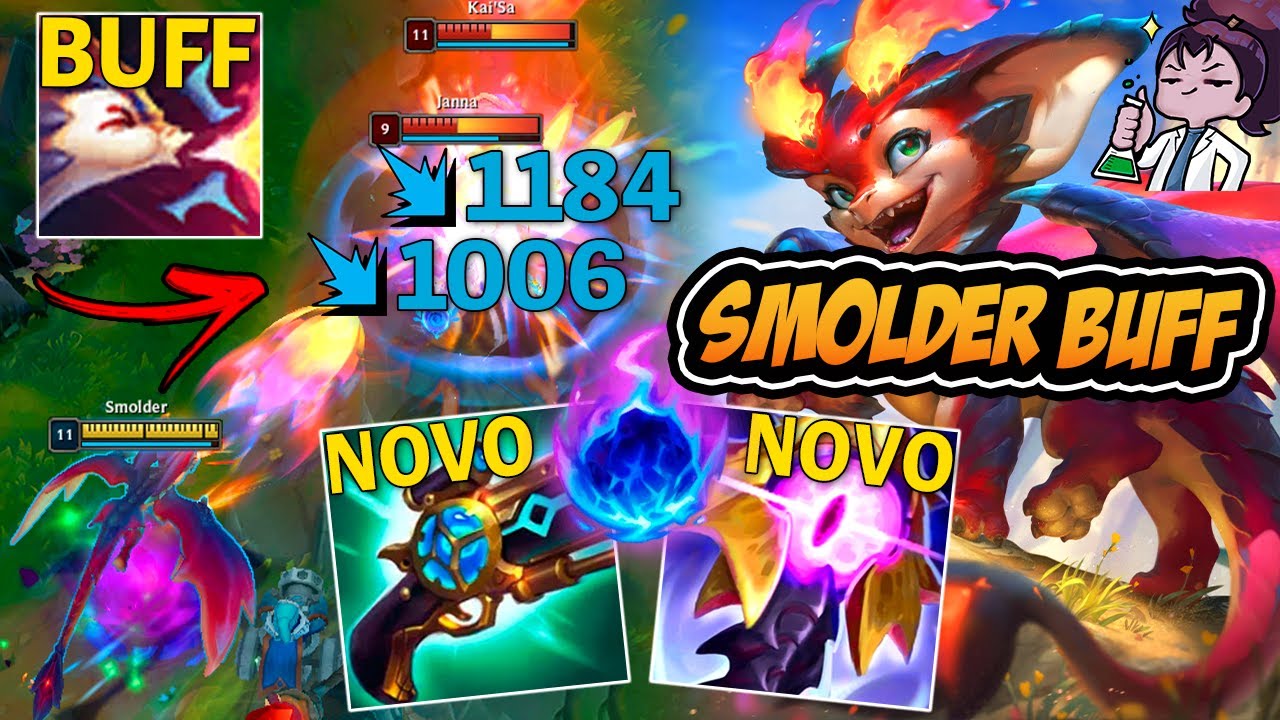 SMOLDER FULL AP FICOU AINDA MAIS FORTE COM ESSE BUFF !! - LEAGUE OF ...