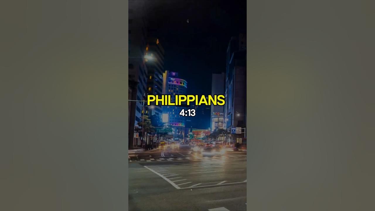 I can do all things through him who strengthens me - YouTube