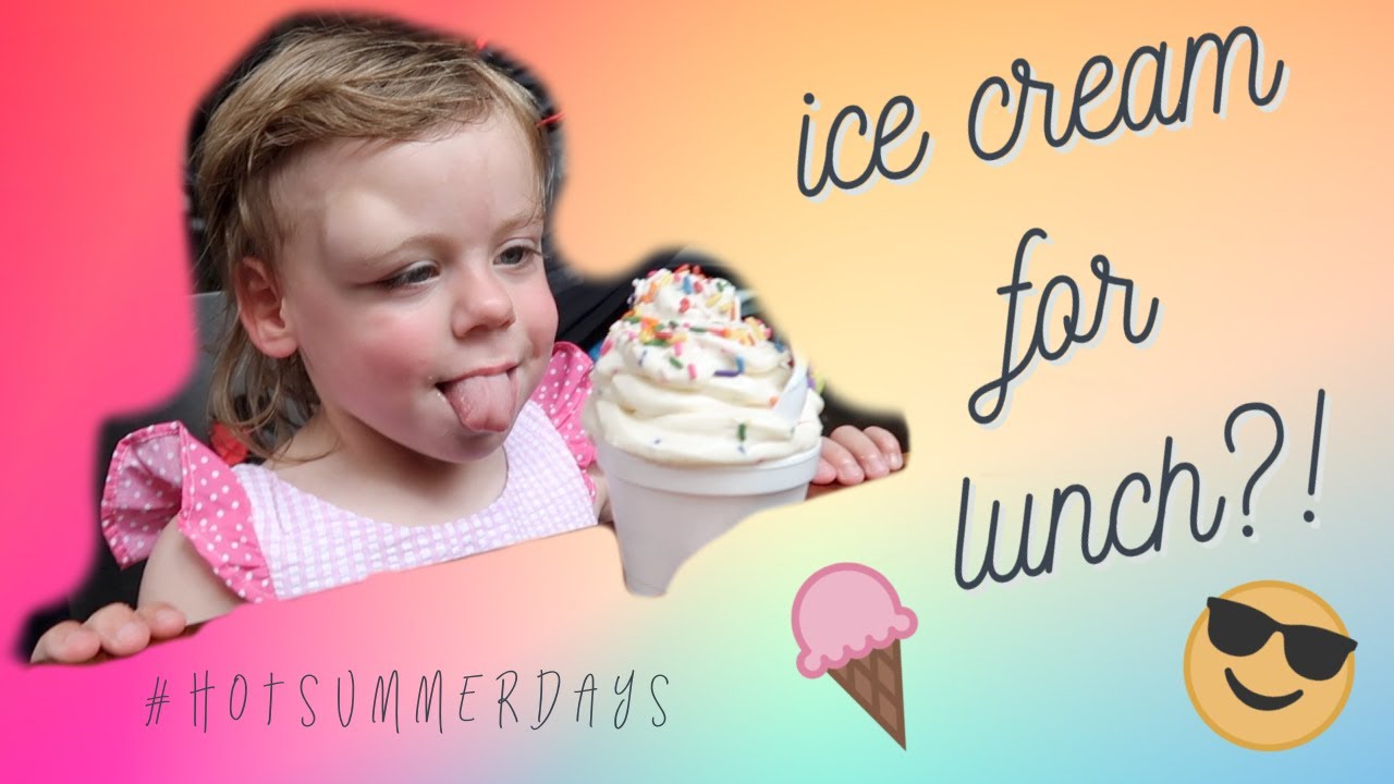 ICE CREAM FOR LUNCH WITH YAYA?! - YouTube