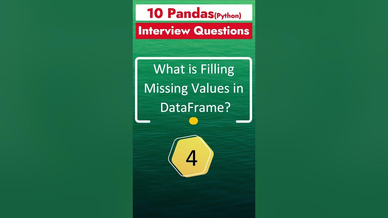 Part 7 - Pandas Interview Questions | Python Library for Data Science - YouTube