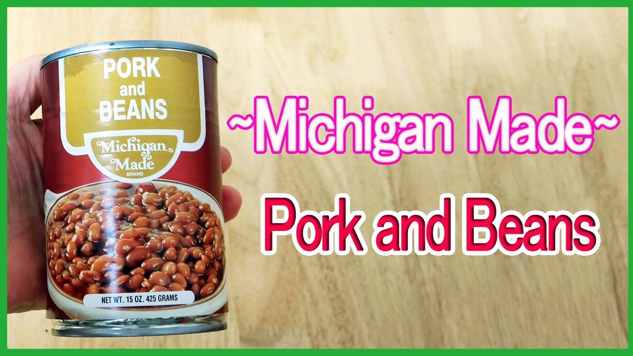 Michigan Made Brand Pork and Beans - YouTube