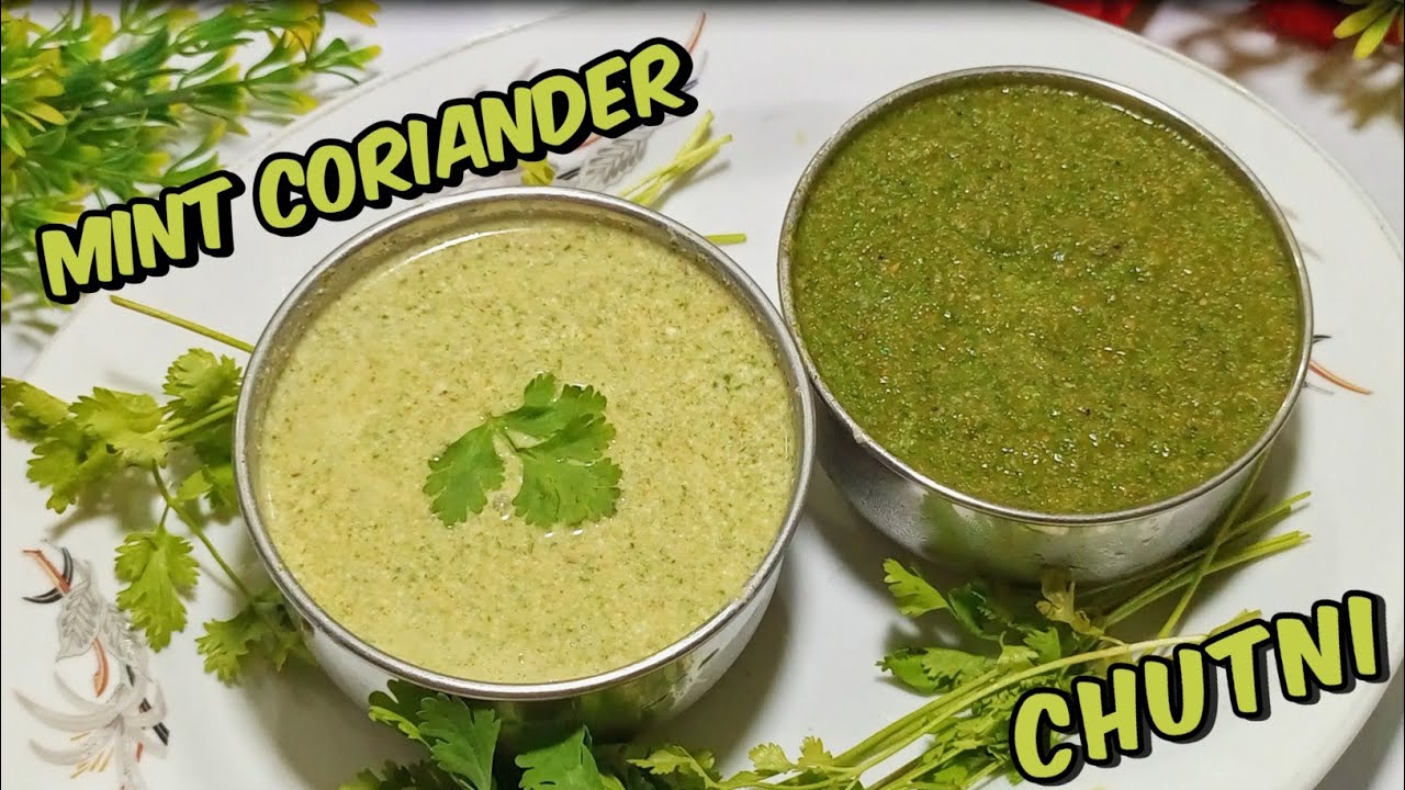 How To Make Mint Coriander Chutney | Green Chutney Recipe | Dhaniya ...