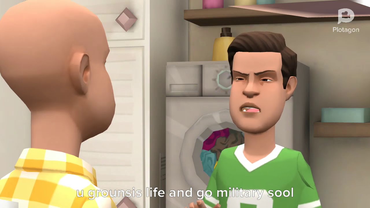 PLOTAGON LAZINESS GAYLOO GOS TO MILTARY SCOOL AND GOES T HELL FOR WASHINGTON - YouTube