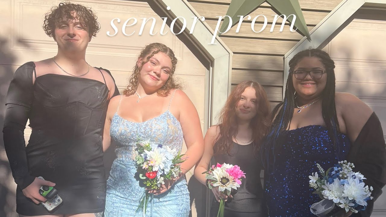 SENIOR YEAR PROM!! grwm, dancing, and more - YouTube