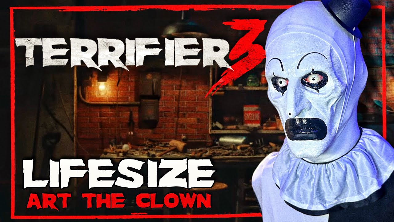 TERRIFIER 3 | Lifesize Art The Clown Prop - YouTube
