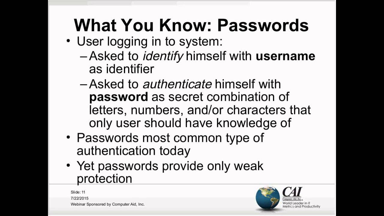 Teaching Your Users about Practical Passwords - YouTube