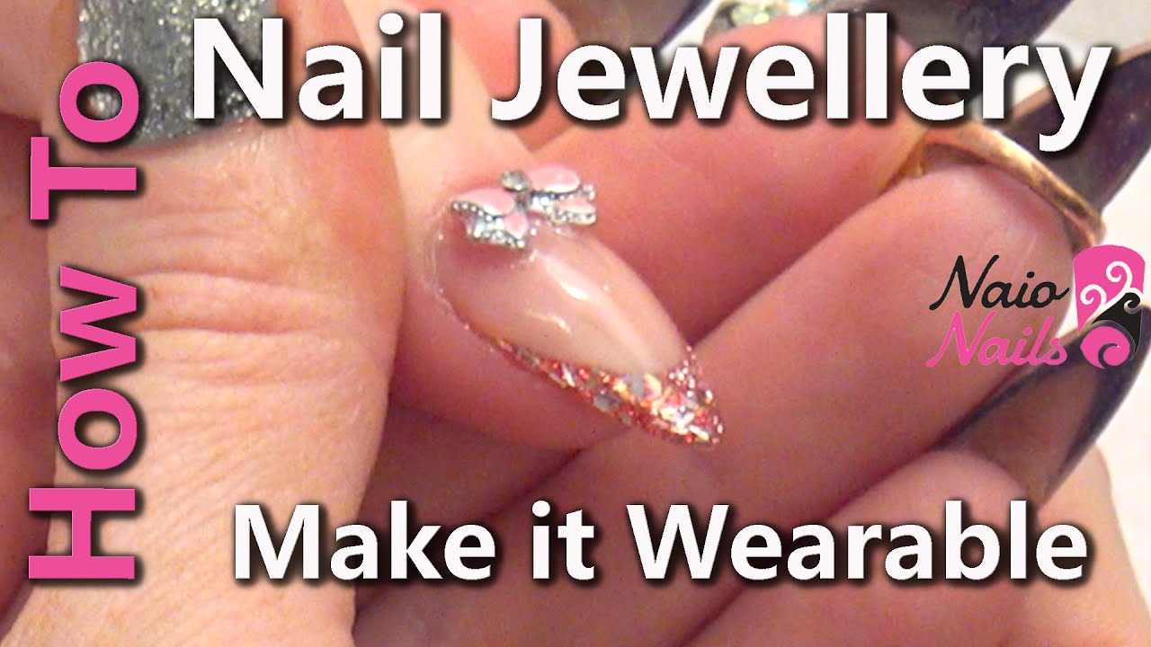 How to Apply Wearable Nail Jewellery - YouTube