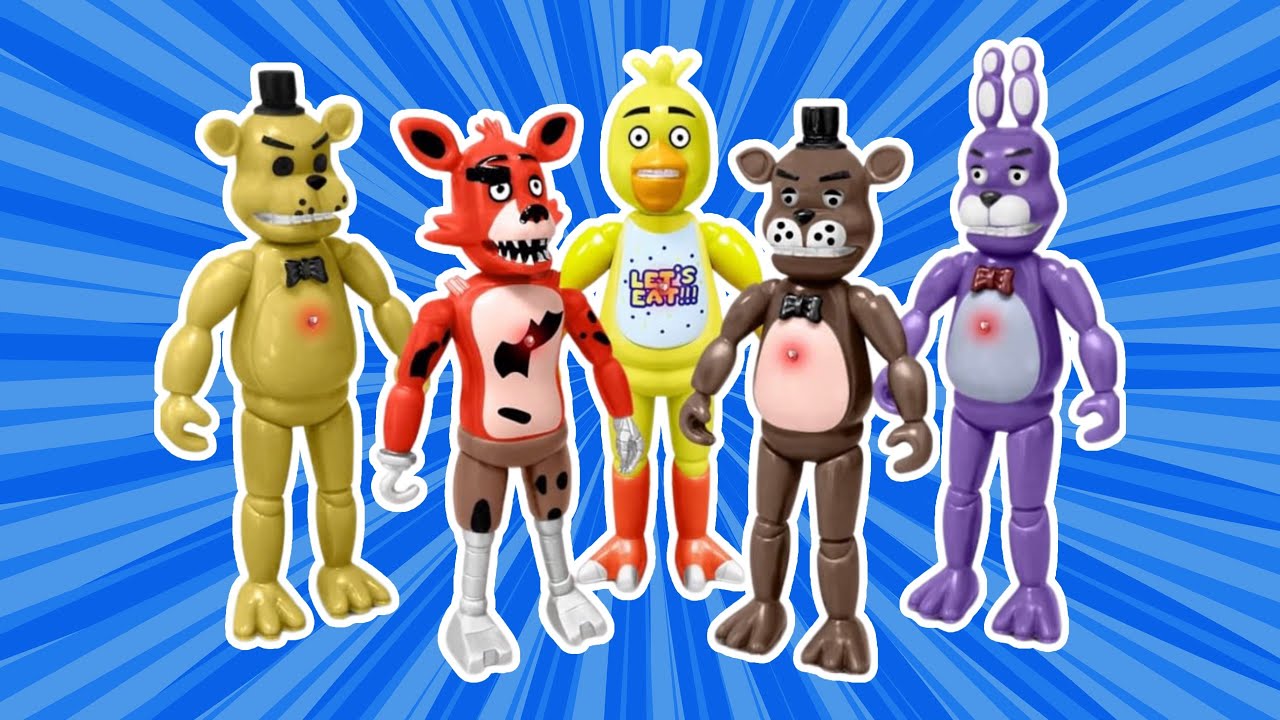 Five Nights at Freddy’s Minaso Glow at the Night Action Figures ...
