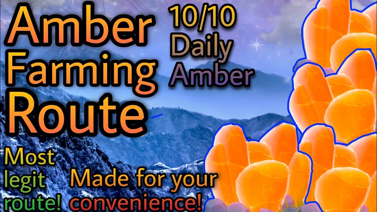 Amber Farming Route | Genshin Impact - YouTube