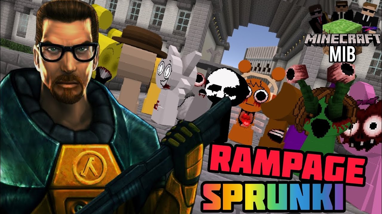 MINECRAFT PROJECT MIB X DLC RAMPAGE : Gordon Freeman Half-life RAMPAGE ...