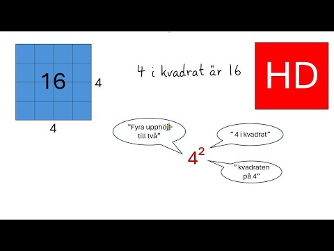 Tal i kvadrat åk 9 (HD) - YouTube