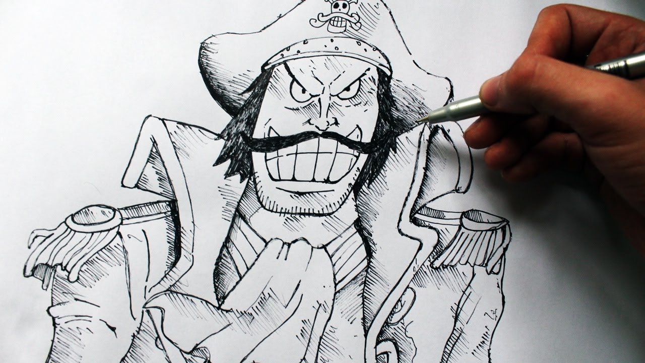 Como Desenhar Gol D. Roger [One Piece] - (How to Draw Gol D. Roger ...