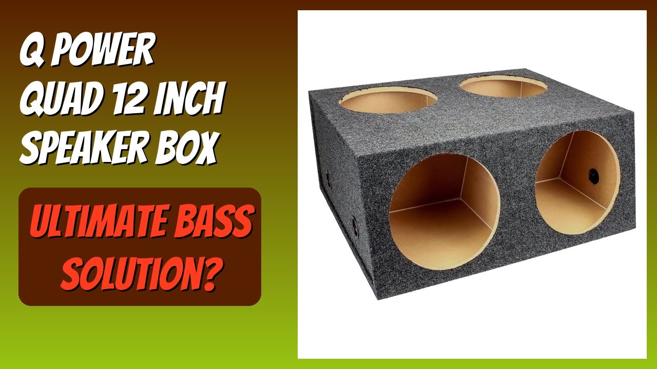 REVIEW (2026): Q Power Quad 12 Inch Speaker Box. Features - YouTube