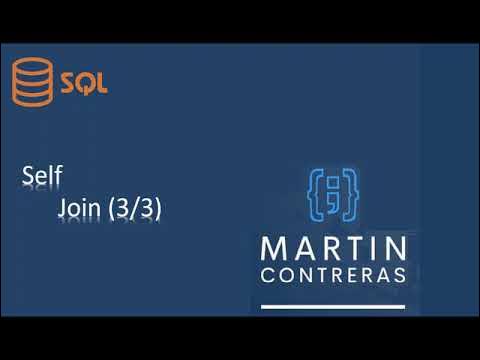 20 SQL self join, tutorial - YouTube