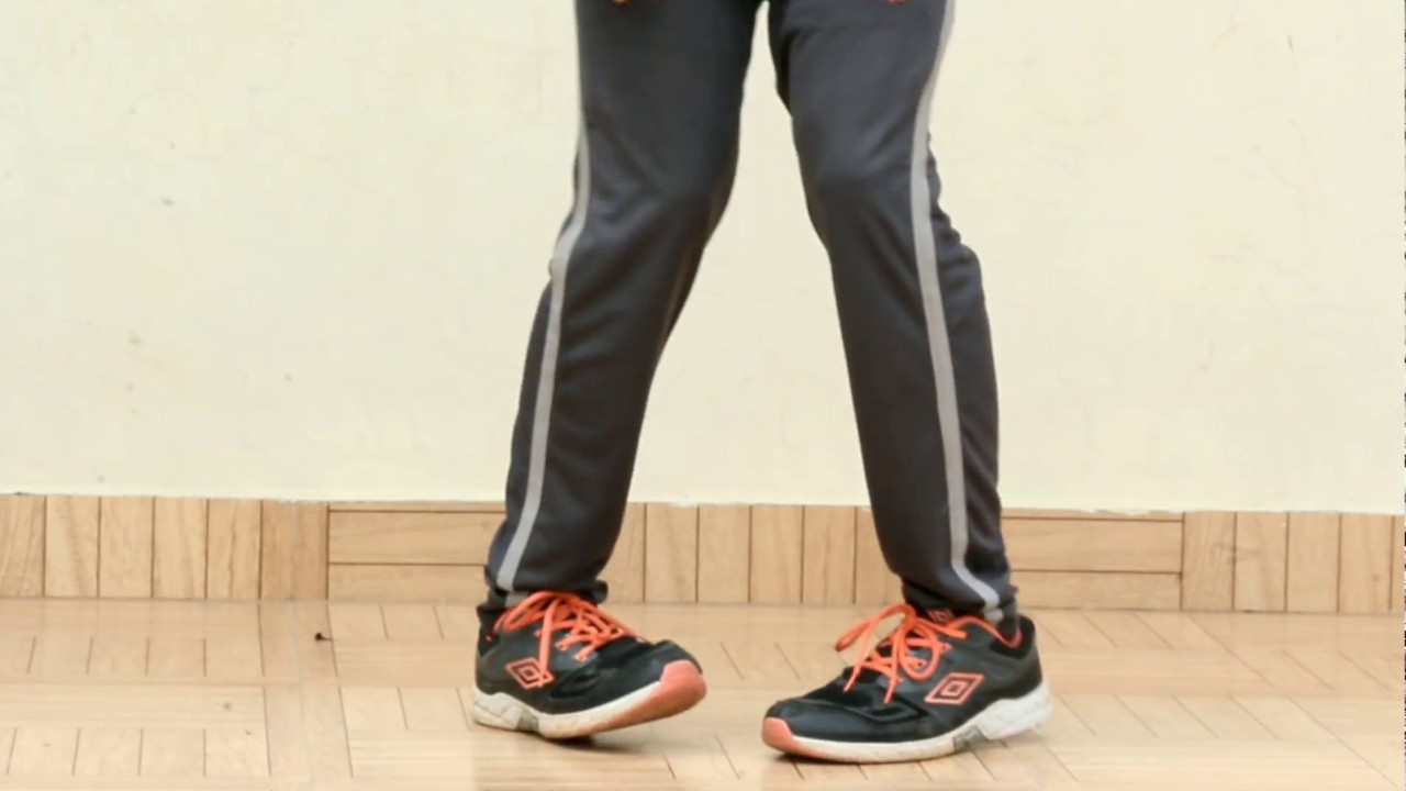 How to do the Heel Toe / Happy Feet (Foot work tutorial) | YOGI - YouTube