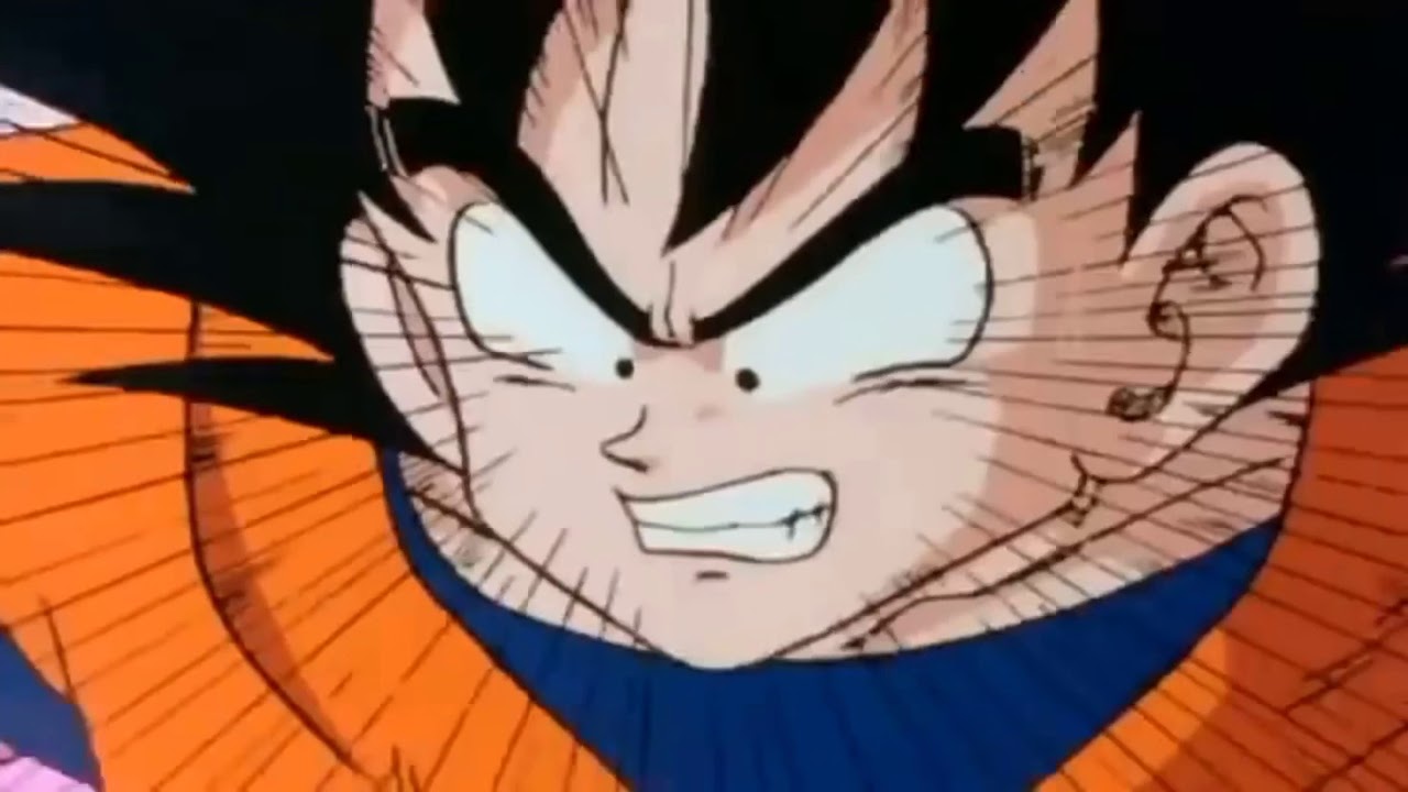 Goku uses kaioken for the first time!!! - YouTube