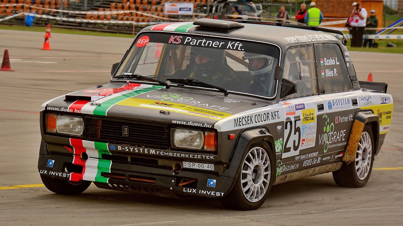 Szabó Laci - Lada VFTS - 48.Mecsek Rallye - Gy6 - YouTube