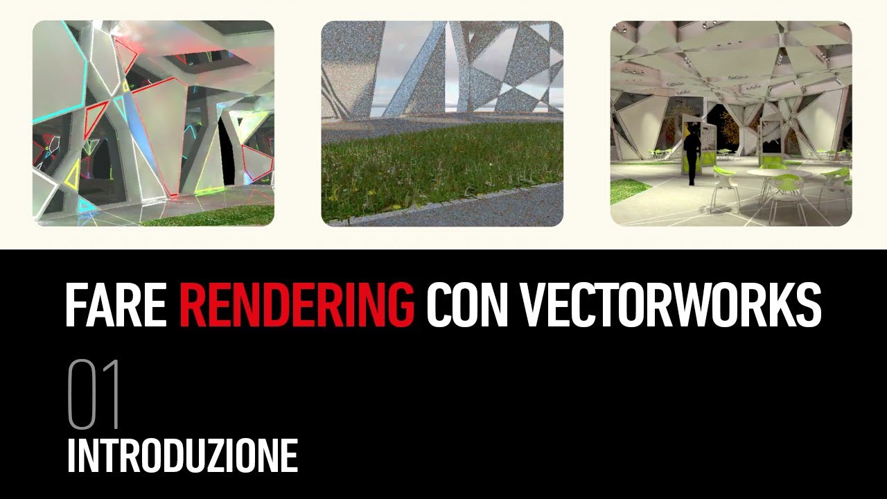Fare rendering con Vectorworks - YouTube