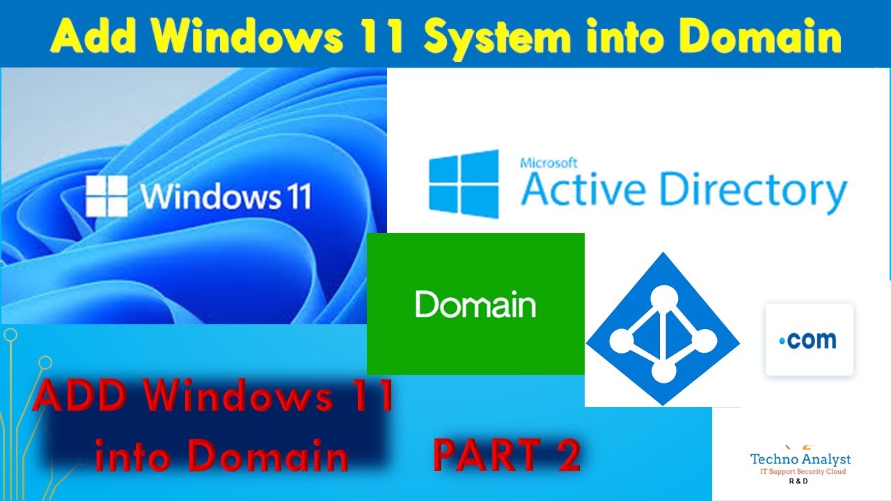 ADD windows 11 System Into Domain Server 2022 | Add User name into ...