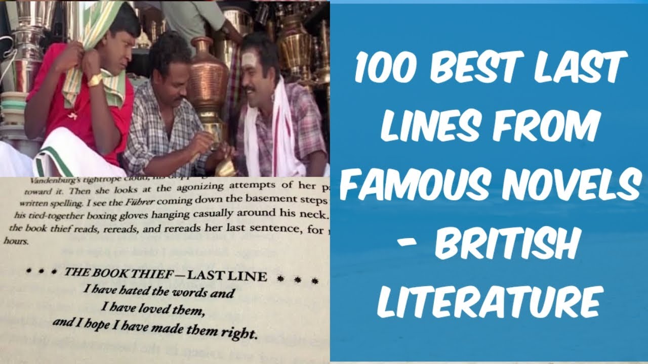 100 Best Last Lines From Famous Novels of British Literature | Paper II ...