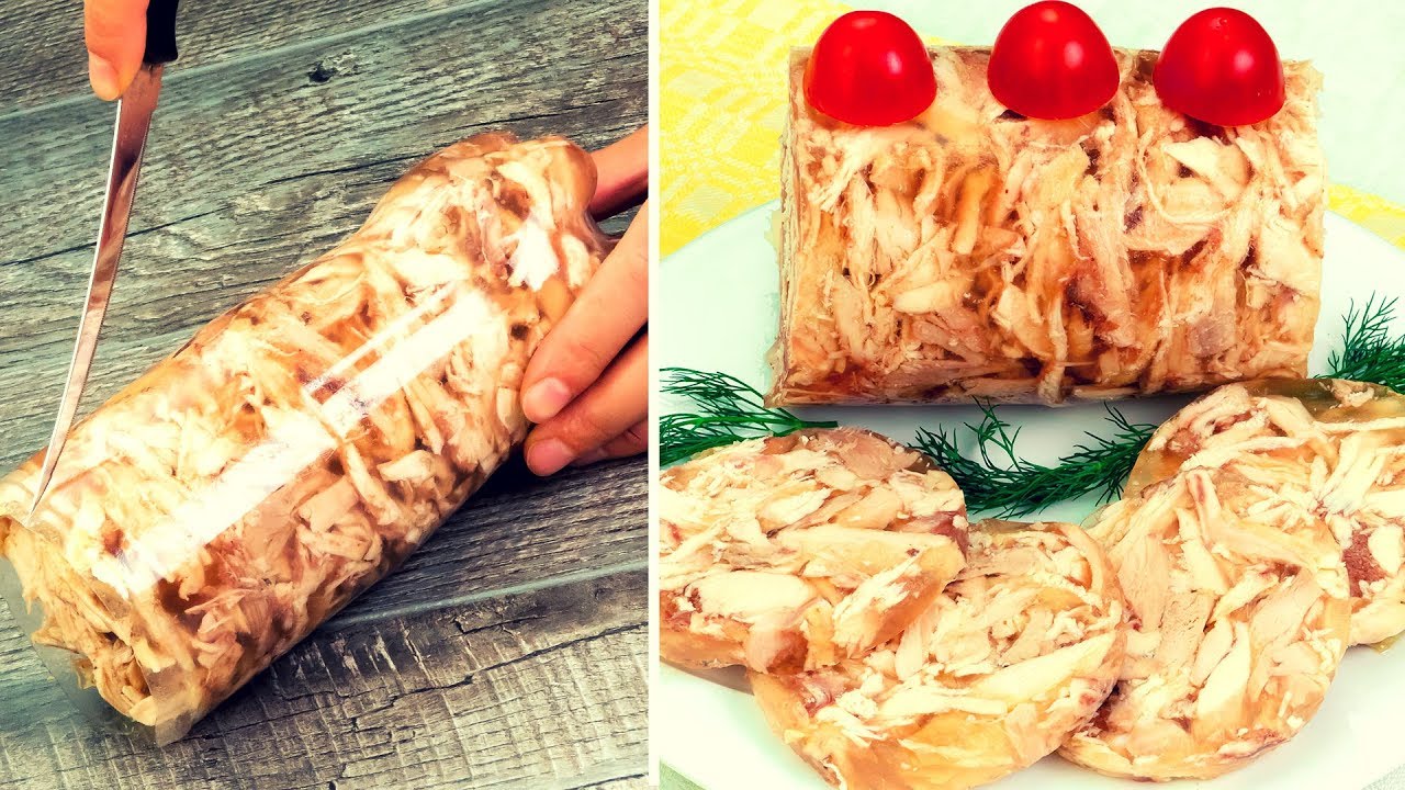 Arrollado de pollo con una botella. Una receta súper natural y fácil de ...