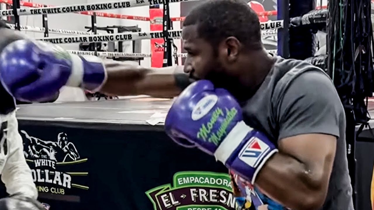 Floyd Mayweather MEXICAN STYLE Workout; Looking to BRAWL & TRADE Toe-to ...